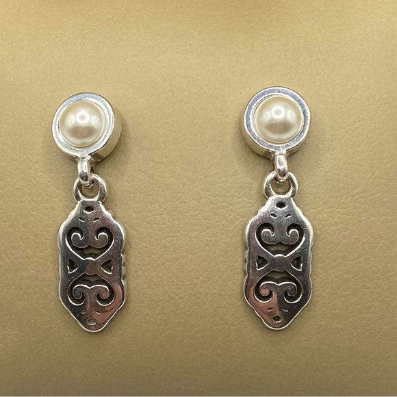 Brighton | Jewelry | Brighton Sterling Silver Pearl Earrings For ...